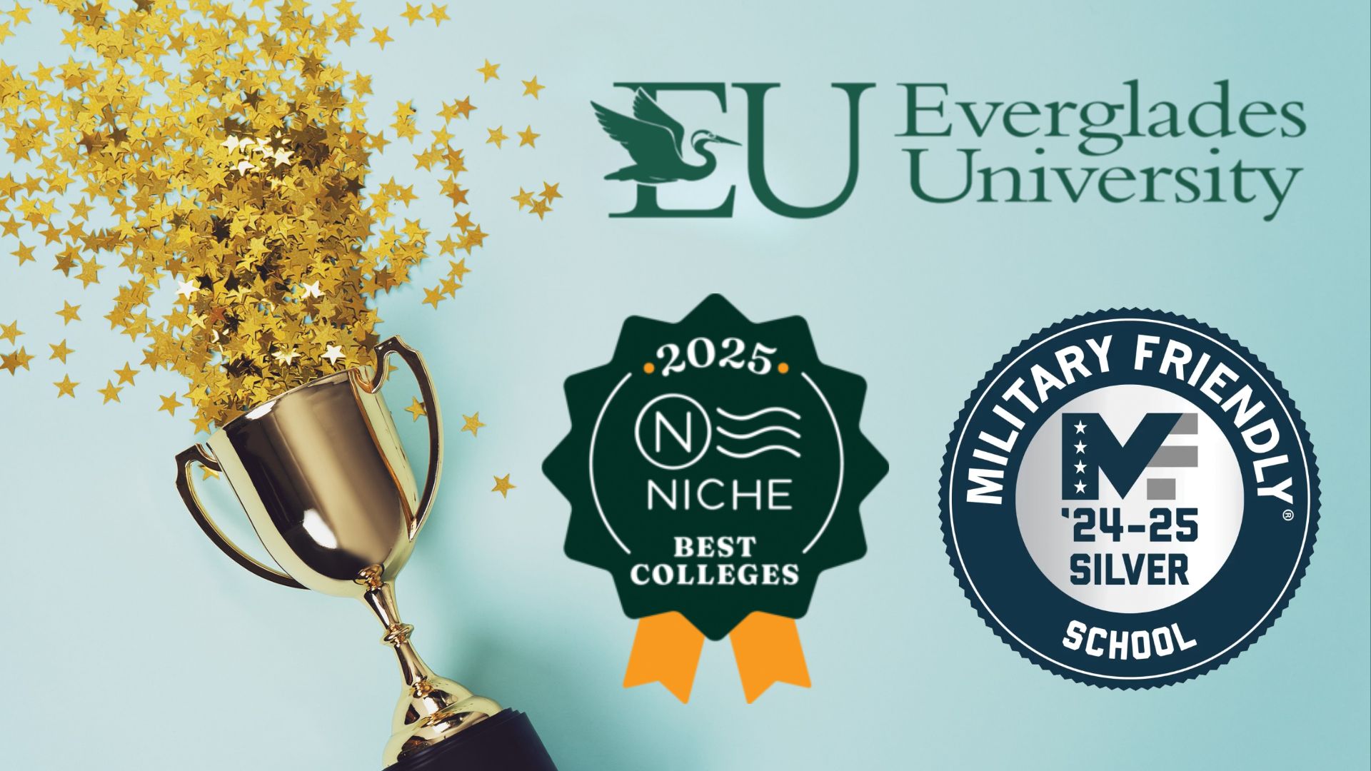 Everglades University Earns 2025 Awards from Niche & Military Friendly! - Everglades University ...